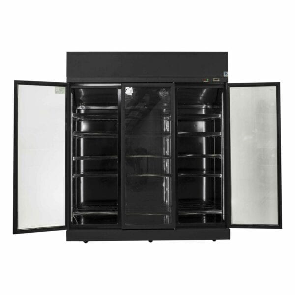 Three Door Freezer (Elegance Black) | Cold Display Solutions