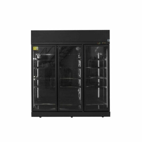 Three Door Fridge (Elegance Black) | Cold Display Solutions